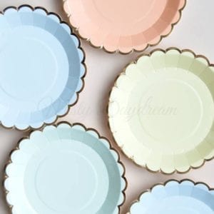 * Pastel Blue Party Serveware Package ( 8 x 7" Small plates, 8 x 9 ...