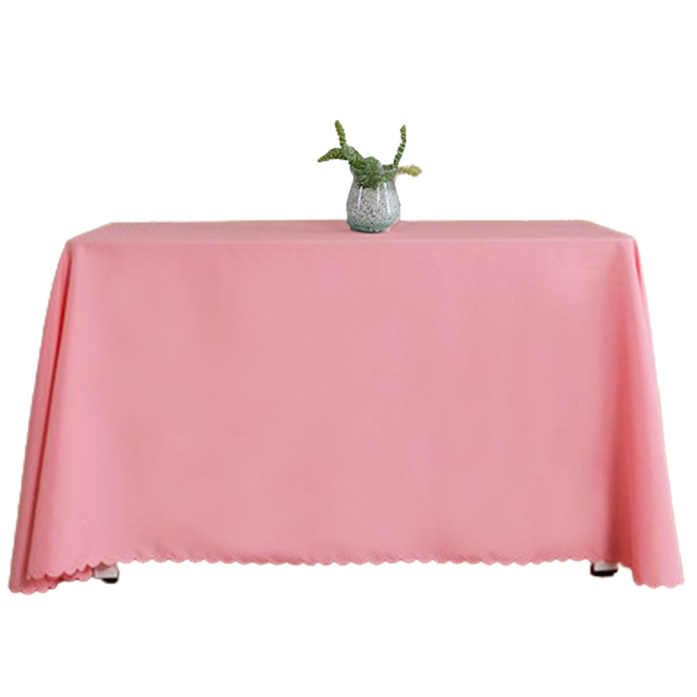 Polyester Fabric Tablecloth - Pink