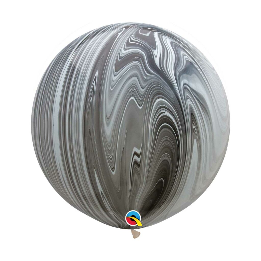 [Helium Inflated Balloons] - 36 Inch Classic Marble Latex Balloons