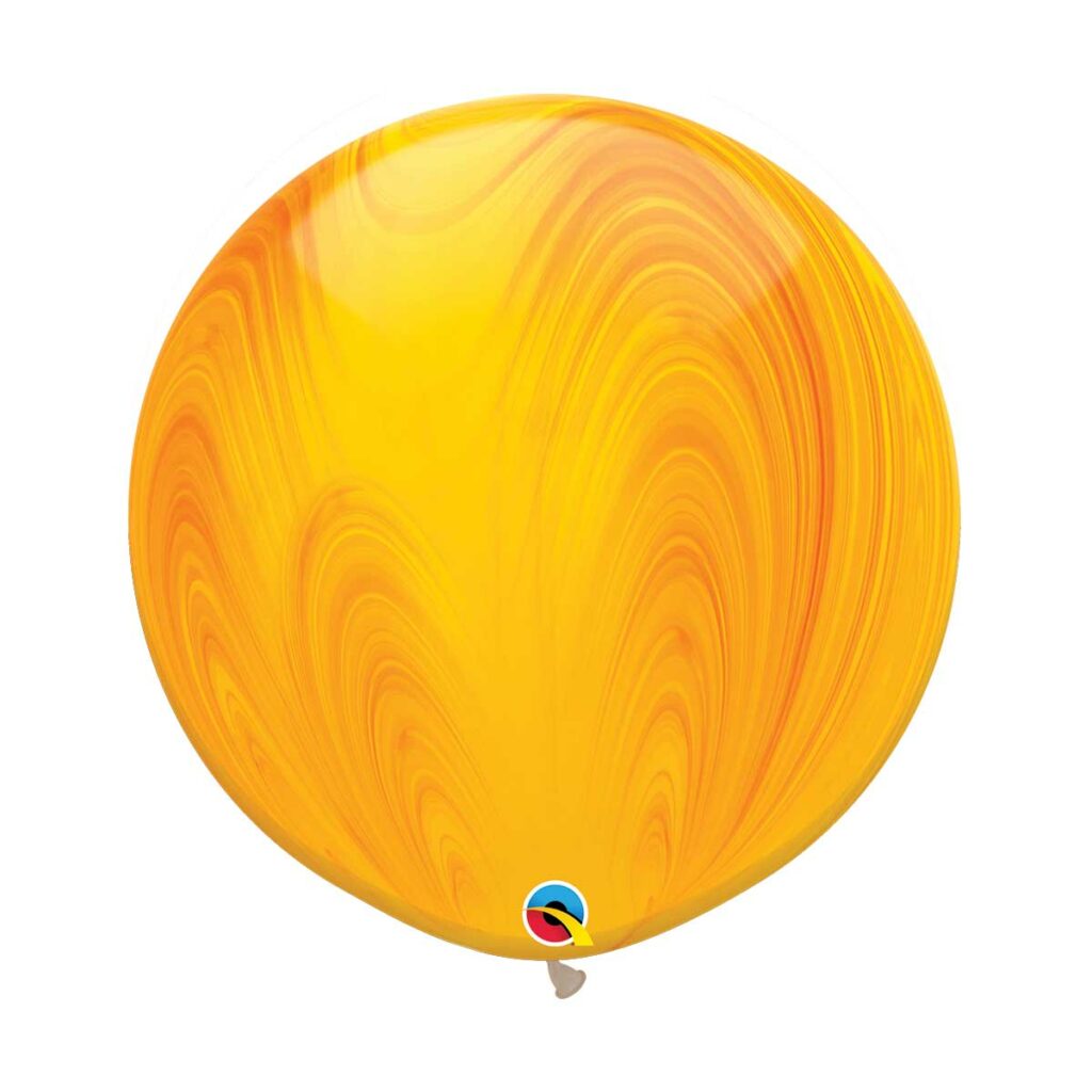 [Helium Inflated Balloons] - 36 Inch Sunrise Marble Latex Balloons