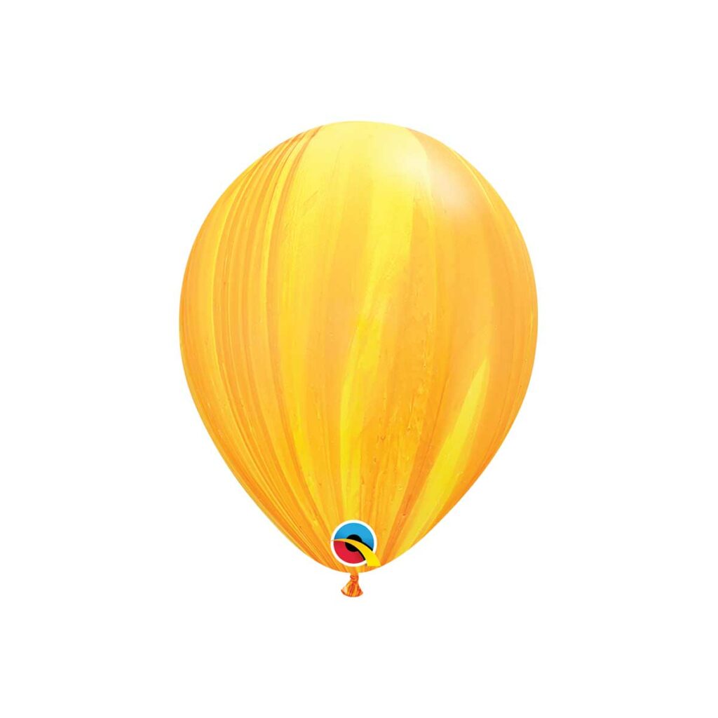 [Helium Inflated Balloons] - 11 Inch Sunrise Marble Latex Balloons