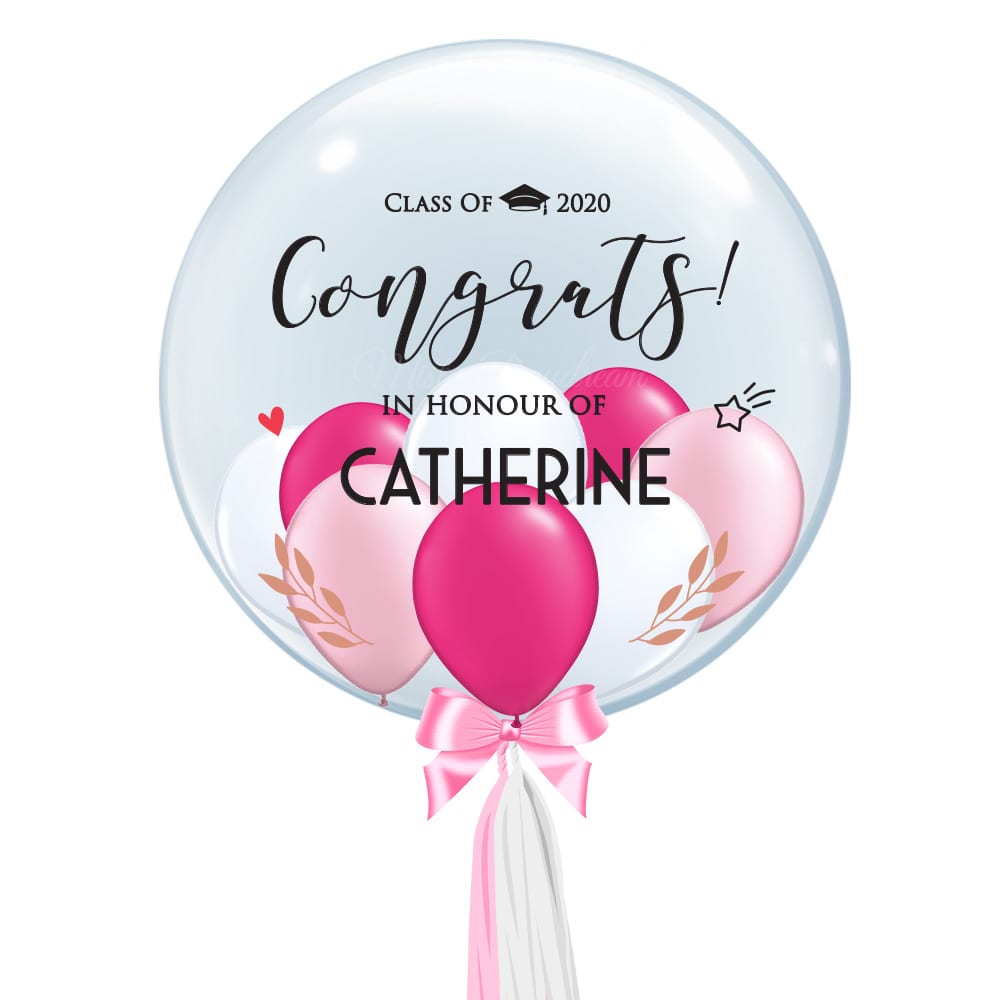 [Graduation Set 1] - Congrats - 24" Personalized Designer Balloon ...