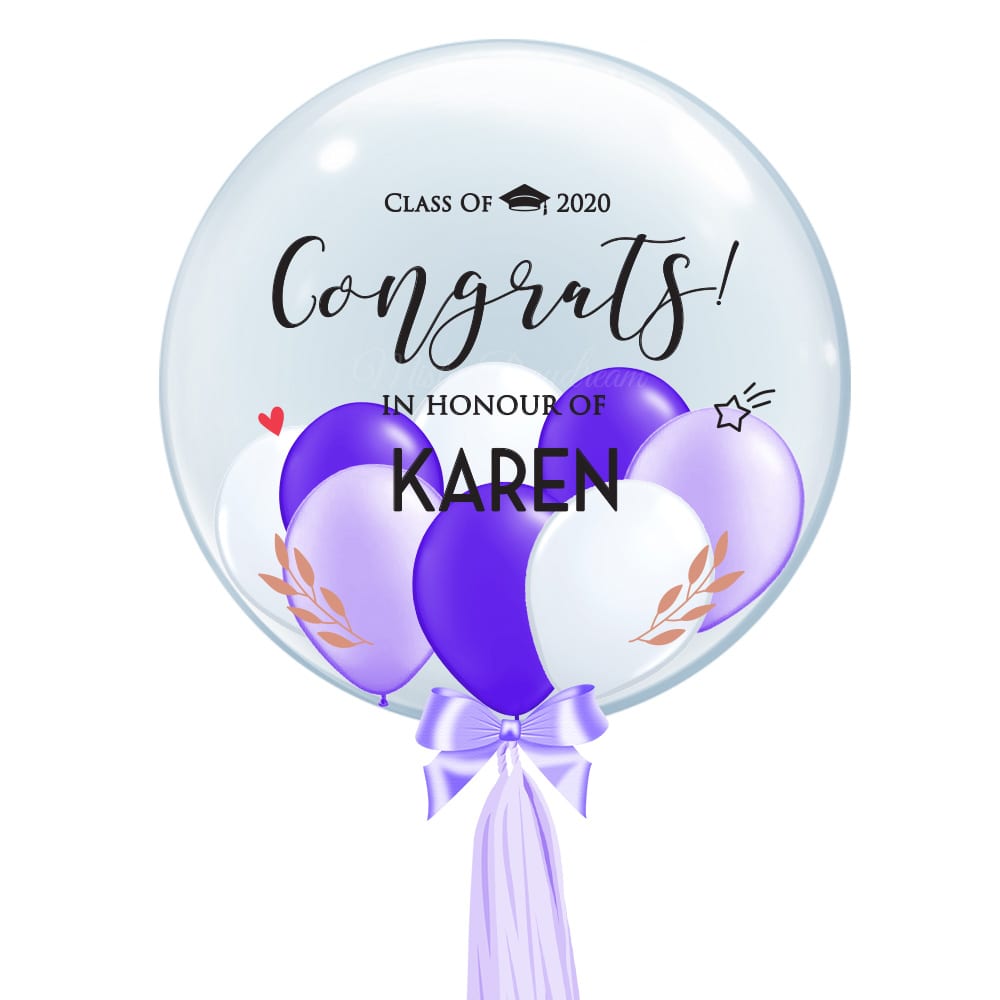 [Graduation Set 1] - Congrats - 24" Personalized Designer Balloon ...