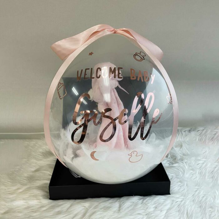 [Personalised/ Plain] Gift Balloon 18 inch clear