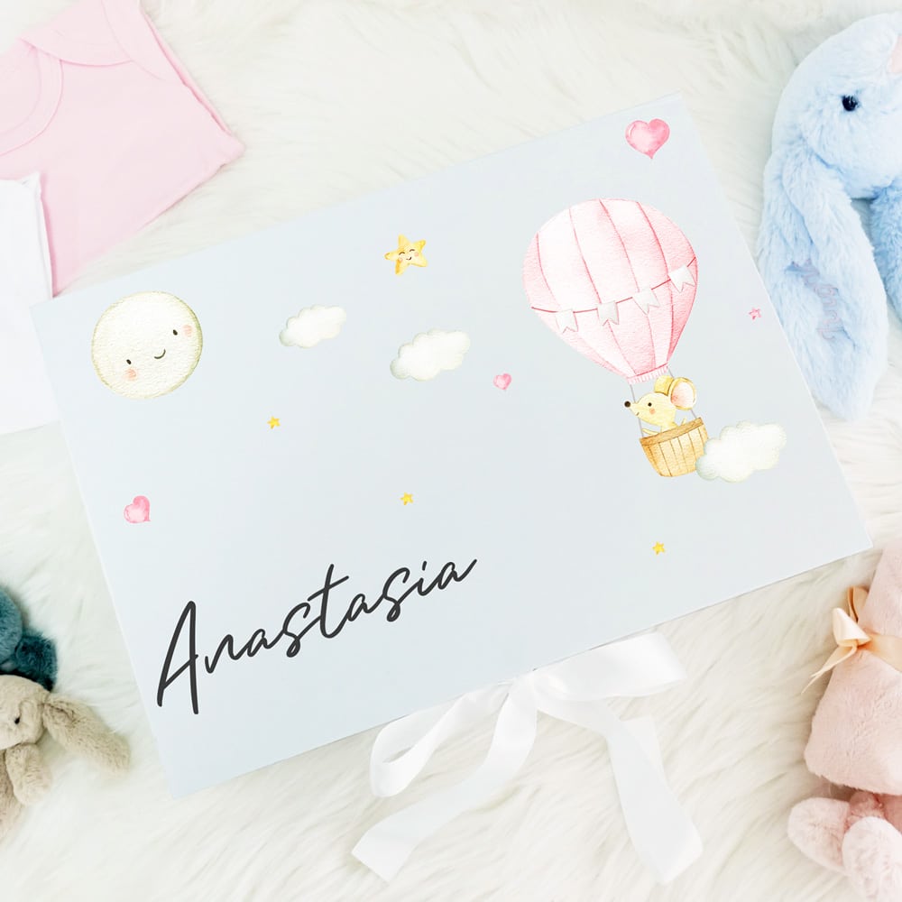 Printed Personalized Newborn Gift Box - Design 3