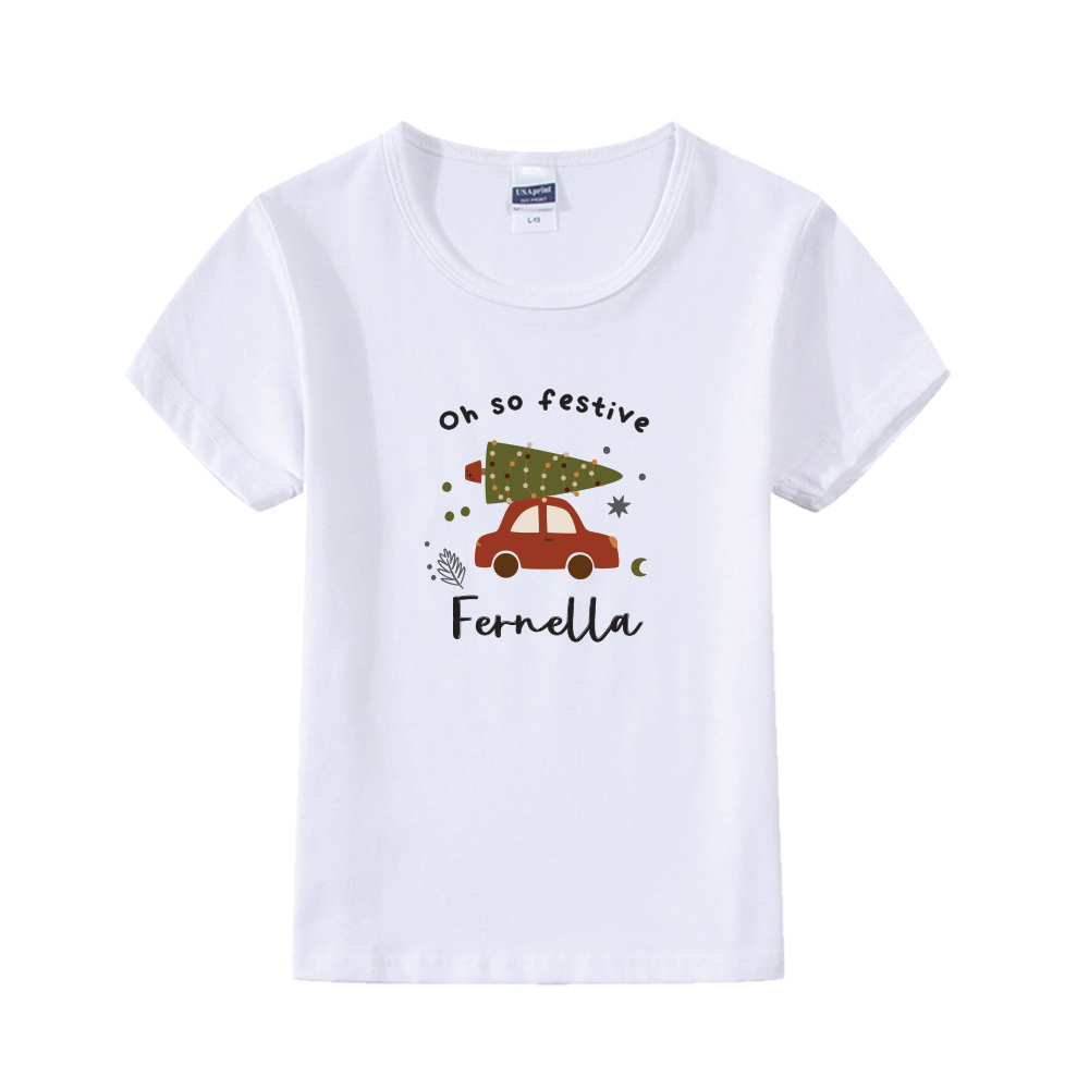 [Custom Name Custom Subtext] Christmas Collection Baby Bodysuit/ Onesie ...