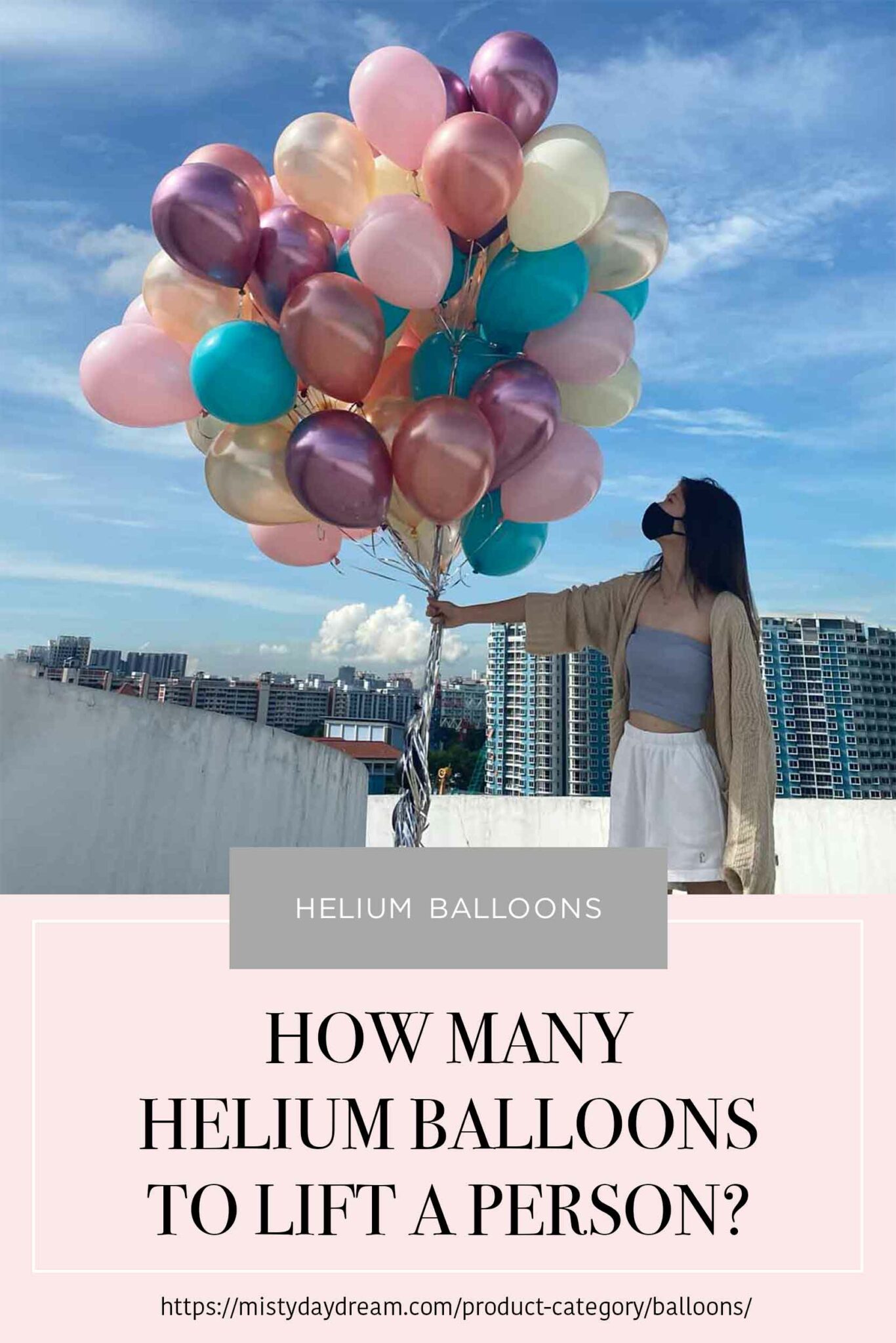 How many Helium Balloons to lift a person? - Misty Daydream