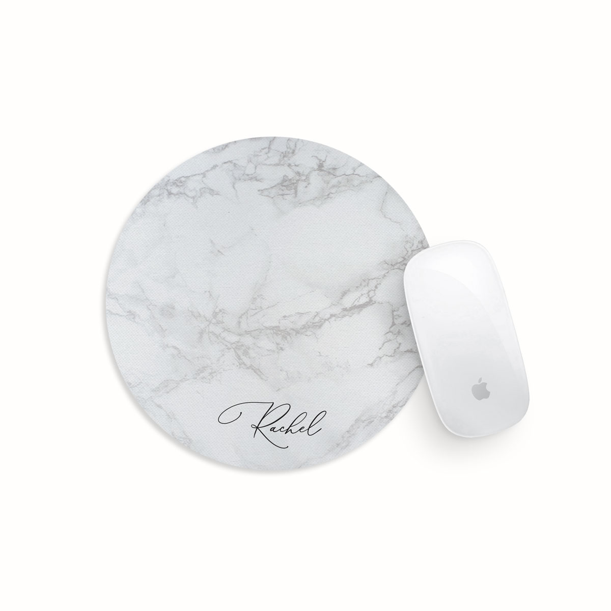 Personalized Name Mouse Pad - Marble Design