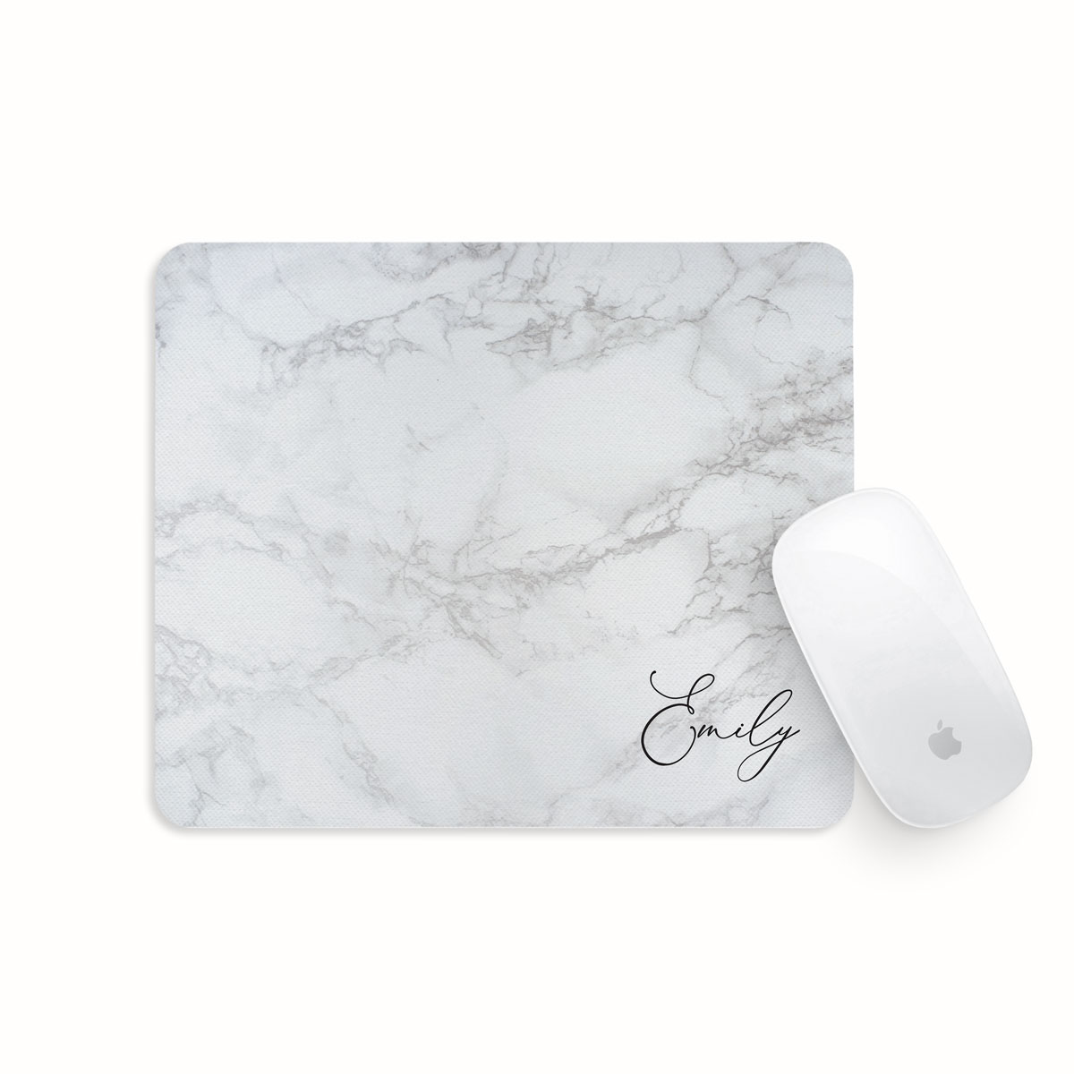 Personalized Name Mouse Pad - Marble Design