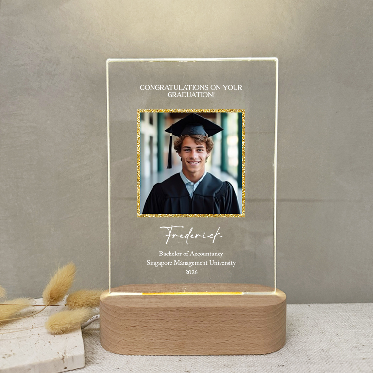Graduation Plaque Light up LED Stand - Graduate Design 2