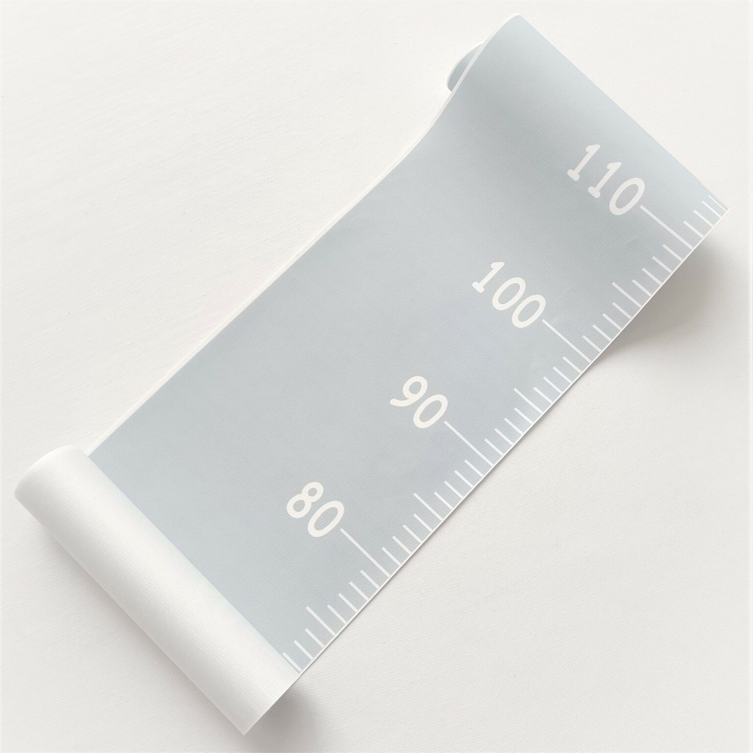 Fabric Growth Chart for kids - Pastel Blue