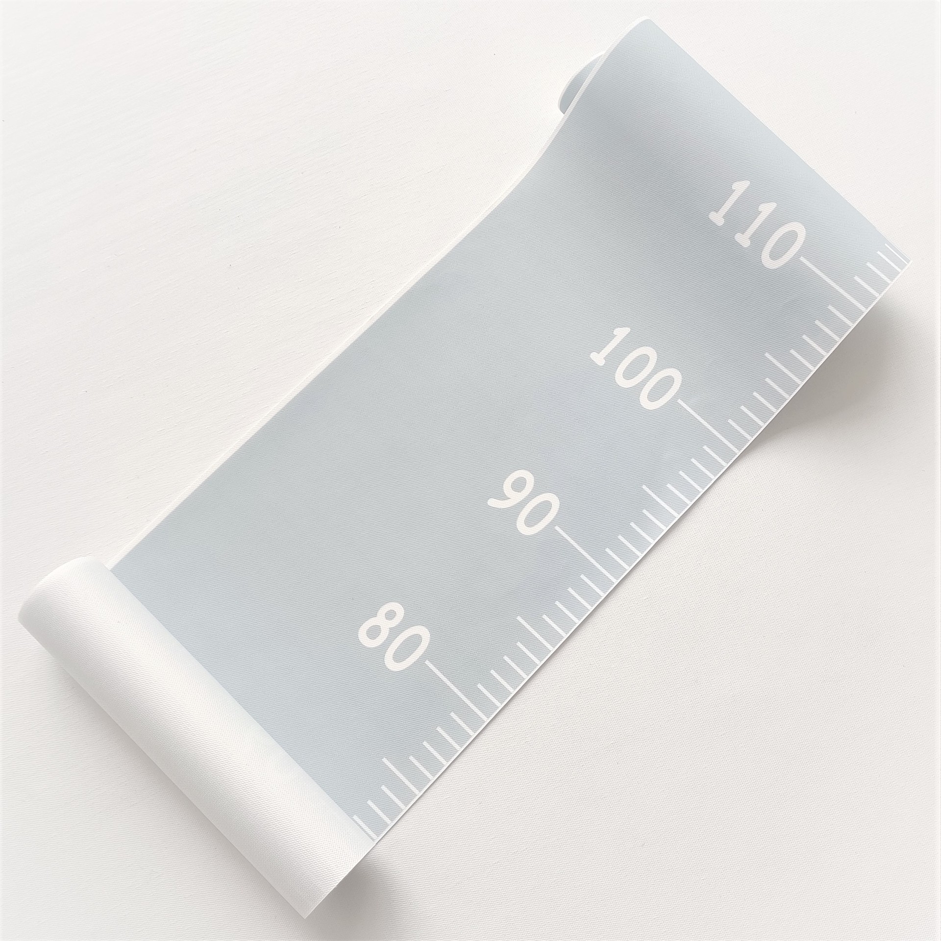 Fabric Growth Chart for kids - Pastel Blue
