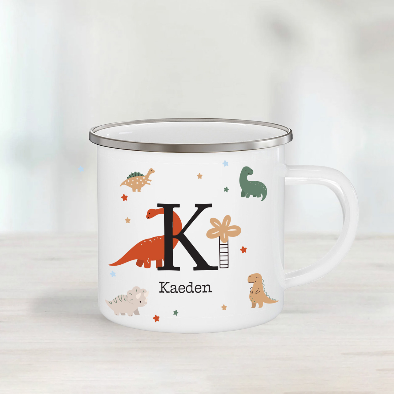 'Children's Day Custom Name Kids Shatterproof Mug - Dinosaur Friends ...