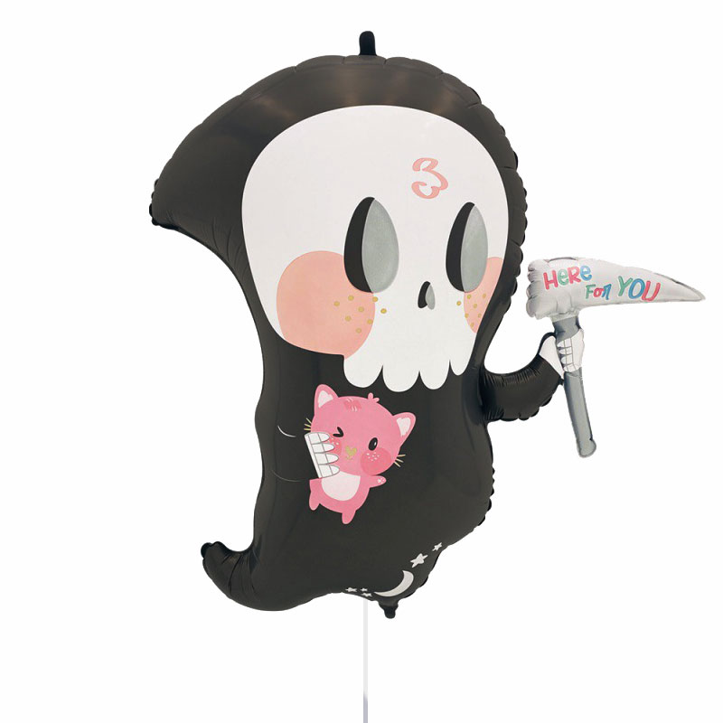 [Character] Cute Grim Reaper Foil Balloon 25"