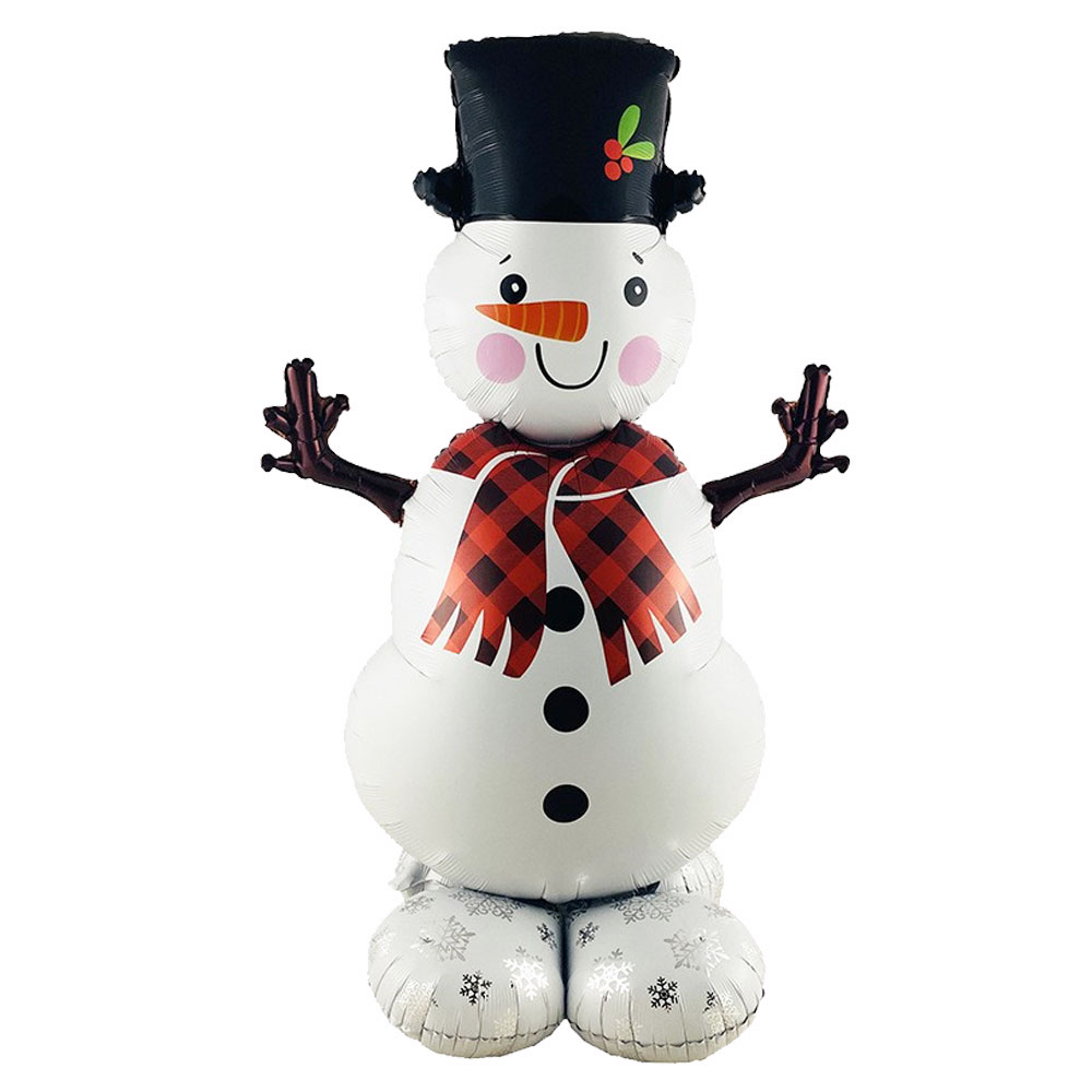 Standing Snowman Foil Balloon