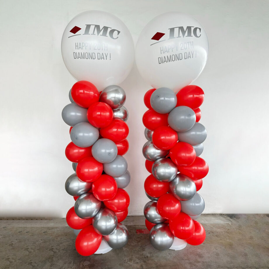 [Event Setup] Balloon Column - Customised 3ft Giant Balloons