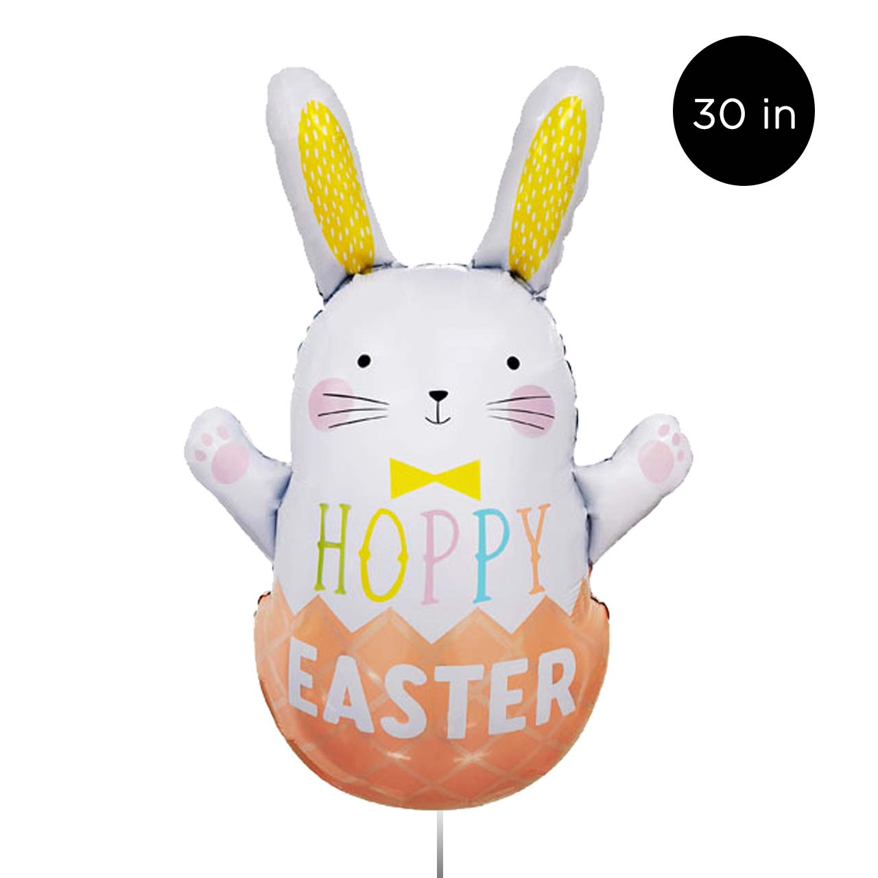 [Character] Hoppy Easter Bunny Egg Foil Helium Balloon 30"