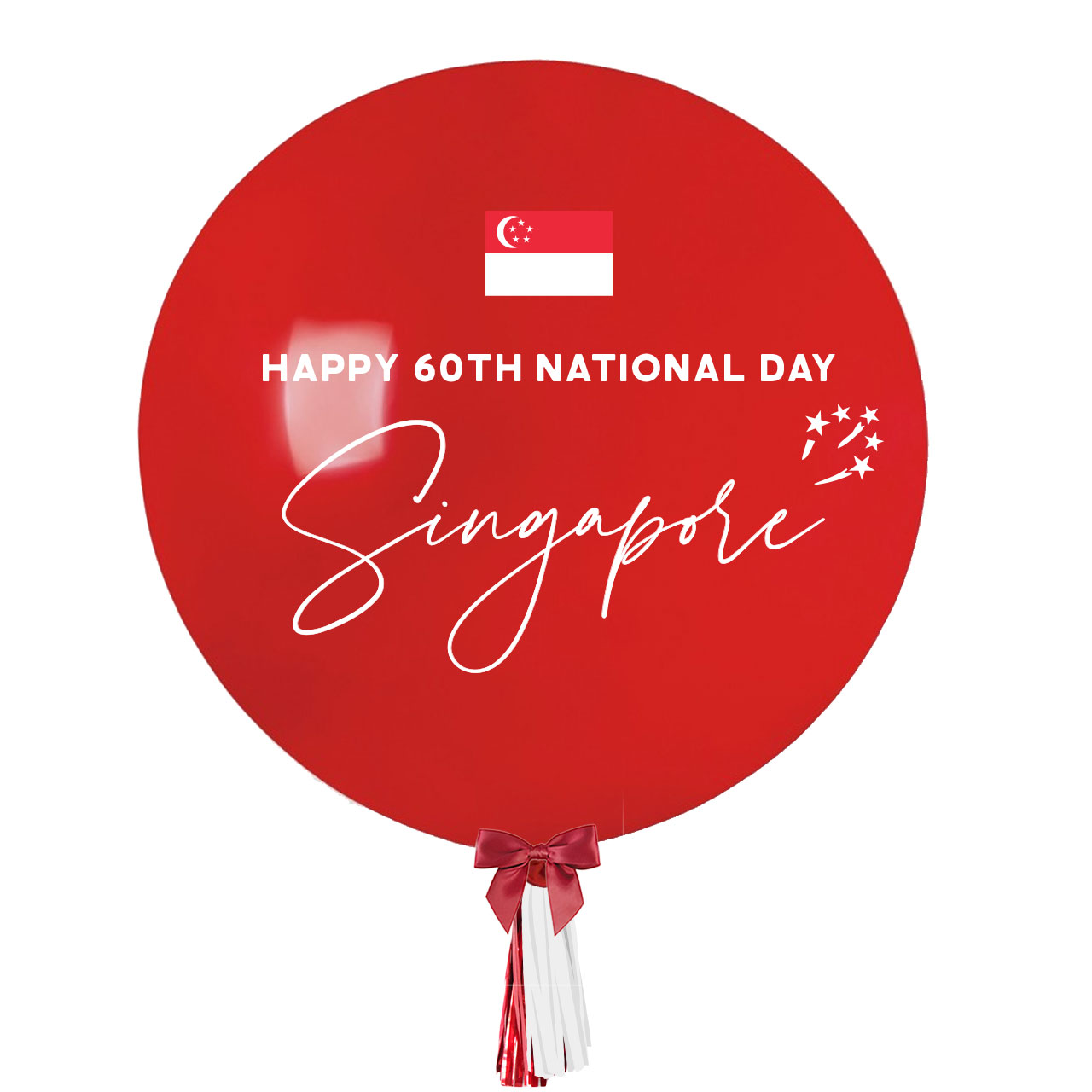 36 inch Jumbo Balloon in Red - NDP Design