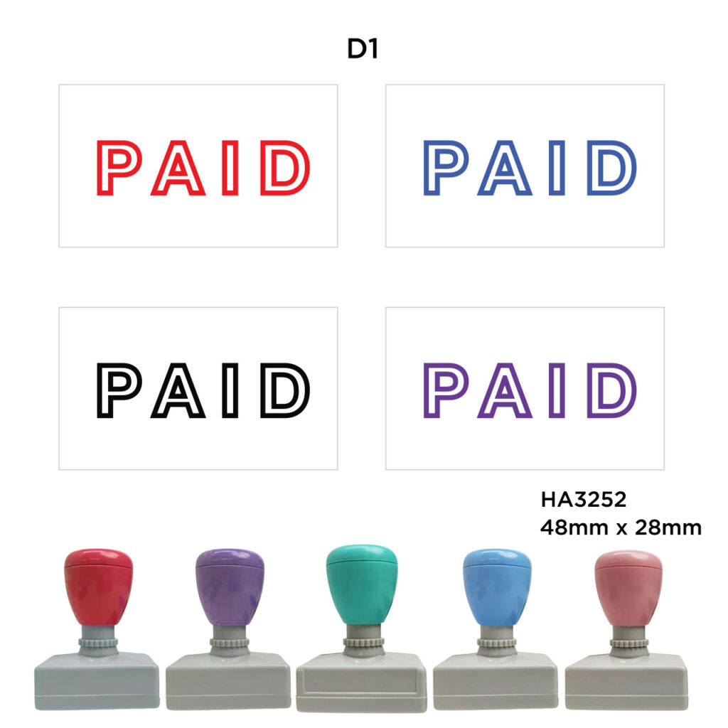[Template] Company Pre-Inked Flash Stamp - HA3252 Rectangular Stamp ...