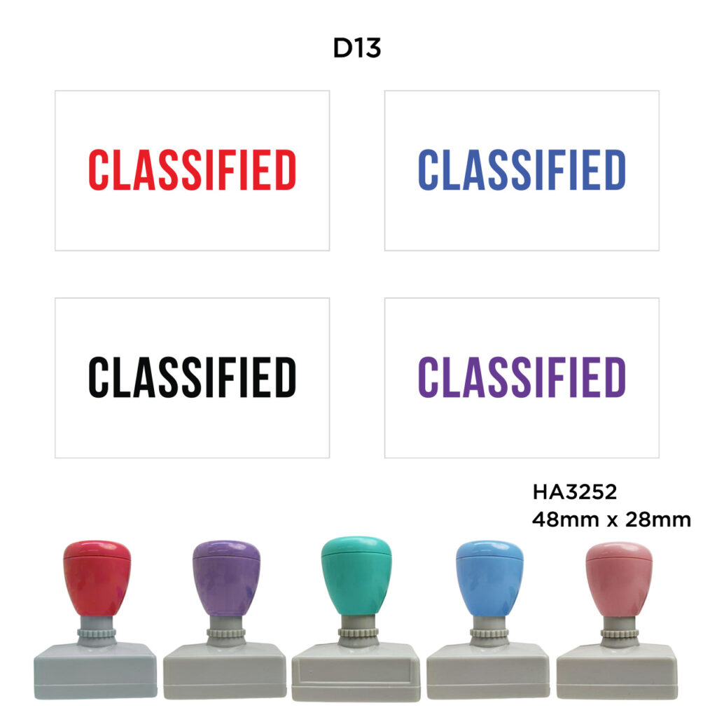 [Template] Company Pre-Inked Flash Stamp - HA3252 Rectangular Stamp ...