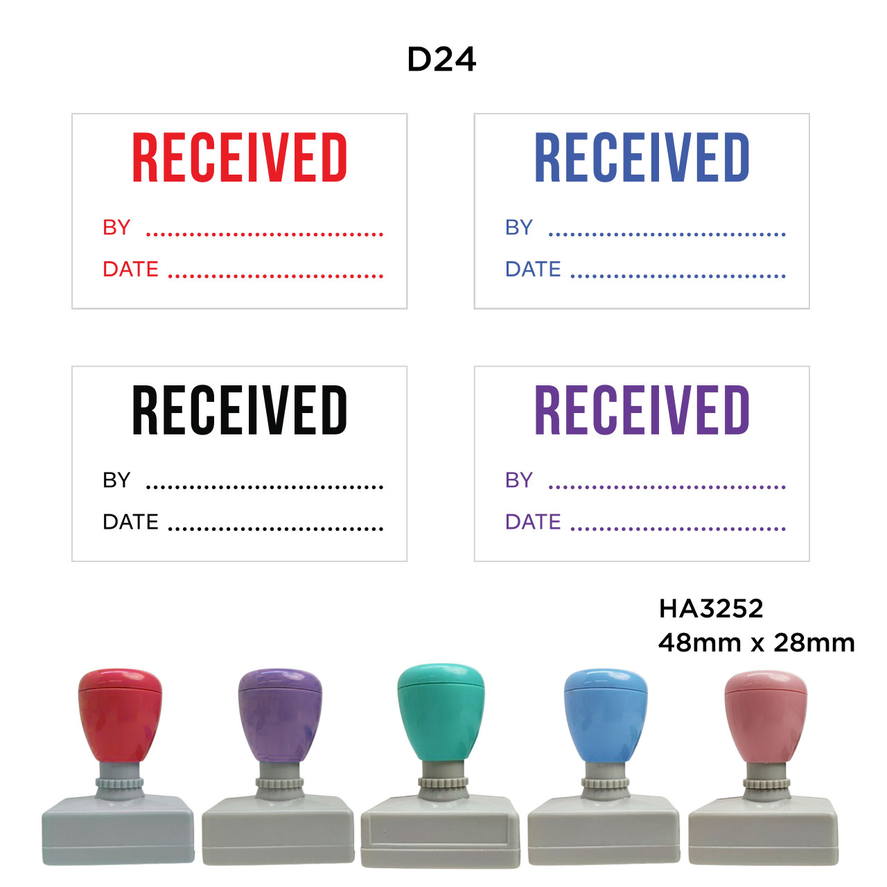 [Template] Company Pre-Inked Flash Stamp - HA3252 Rectangular Stamp ...