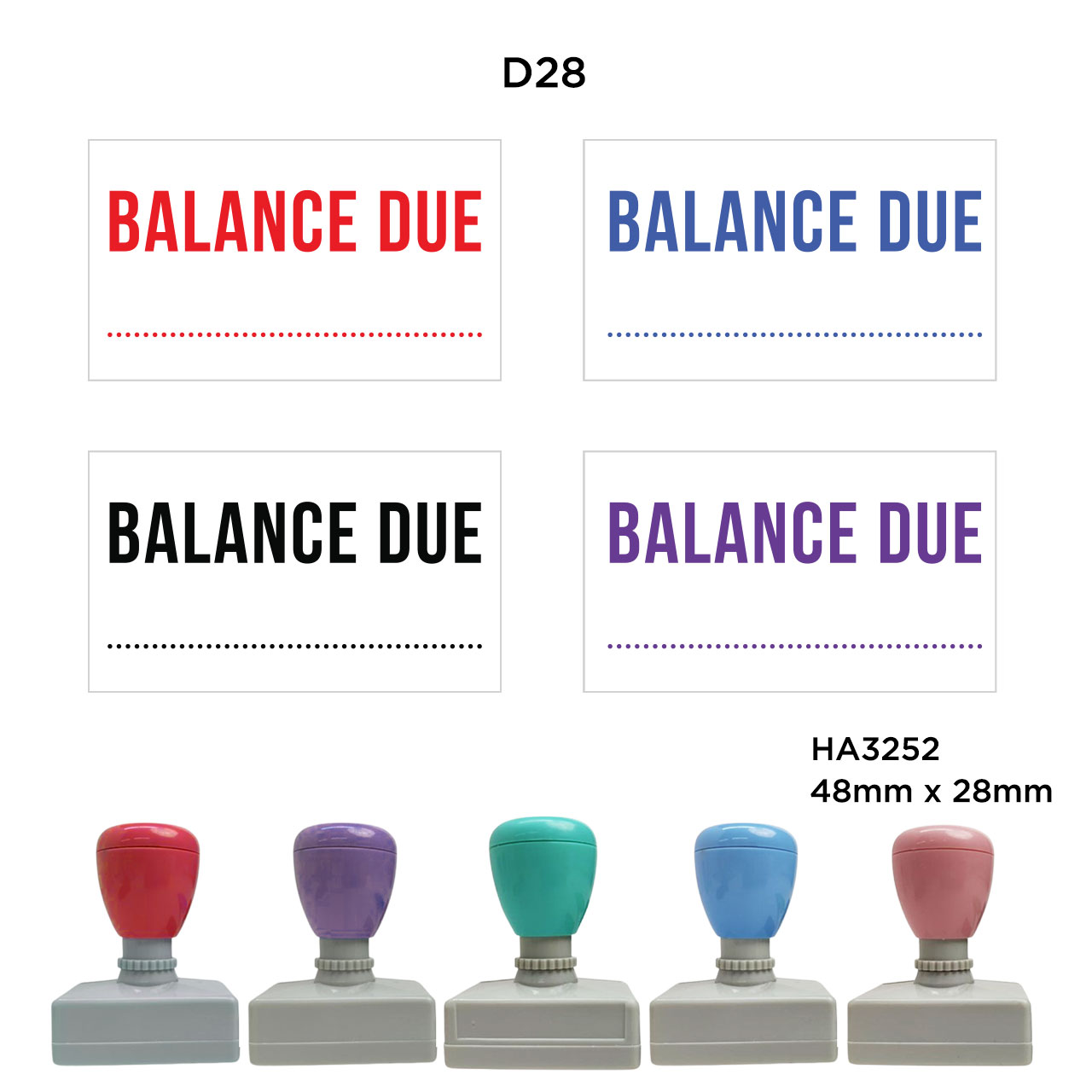 [Template] Company Pre-Inked Flash Stamp - HA3252 Rectangular Stamp ...