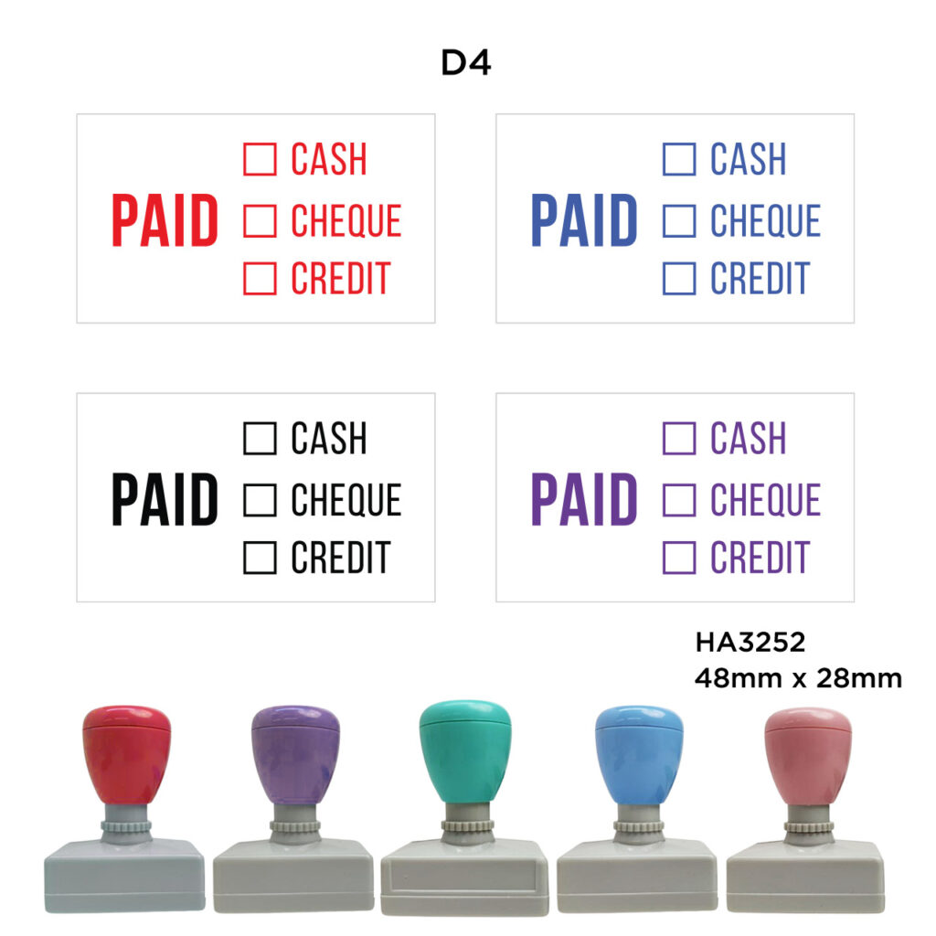 [Template] Company Pre-Inked Flash Stamp - HA3252 Rectangular Stamp ...