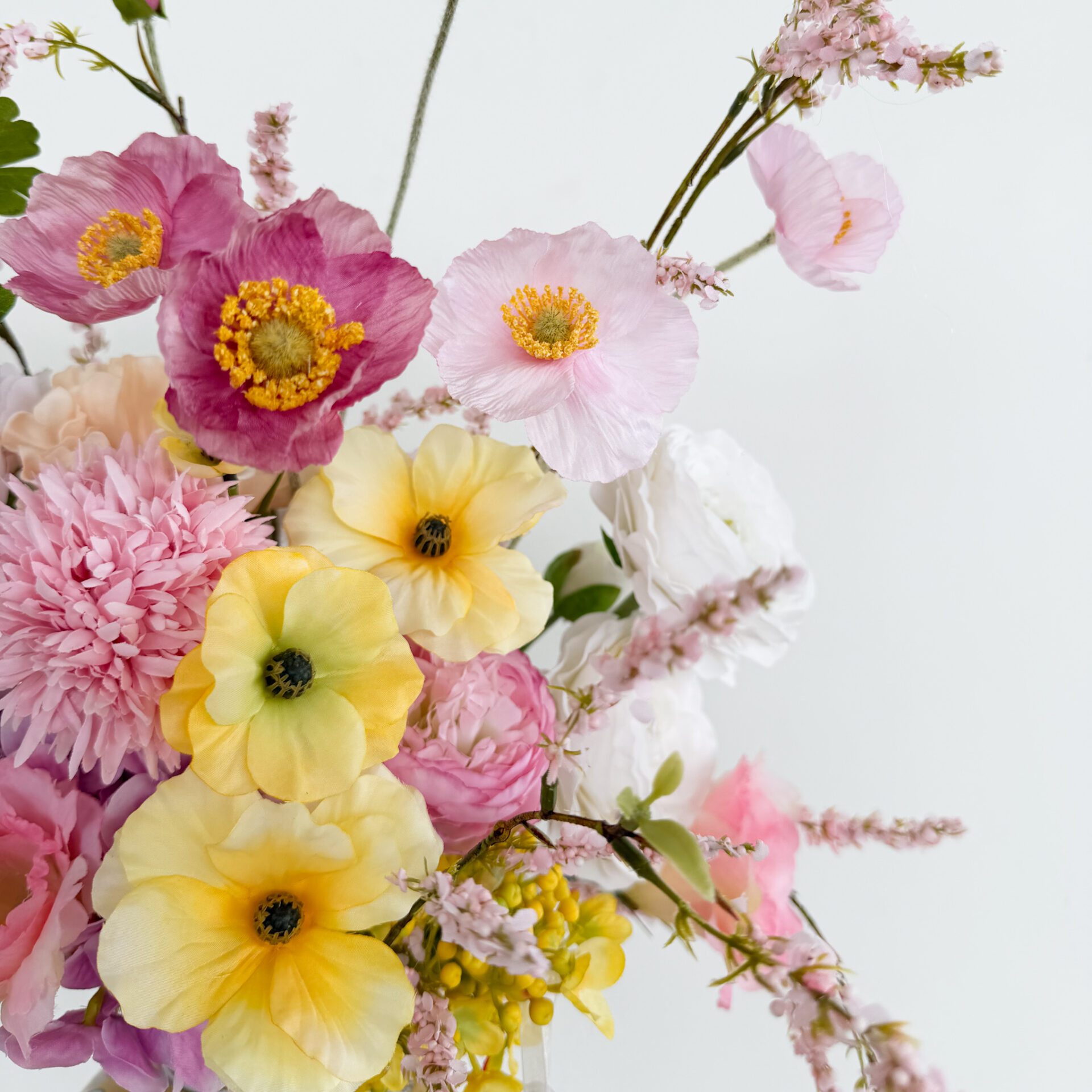 Chinese New Year Flowers with Vase - 花开富贵 Blooming Spring Prosperity ...